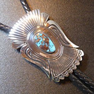 独特なオーバレイが日米共に人気の高い「Steven・Joe・Begay」作トップグレードキャンデラリアターコイズをお渡しして制作して頂いたボロ ...